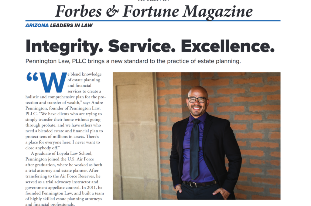 Celebrating Pennington Law's Featured Article in Forbes and Fortune
